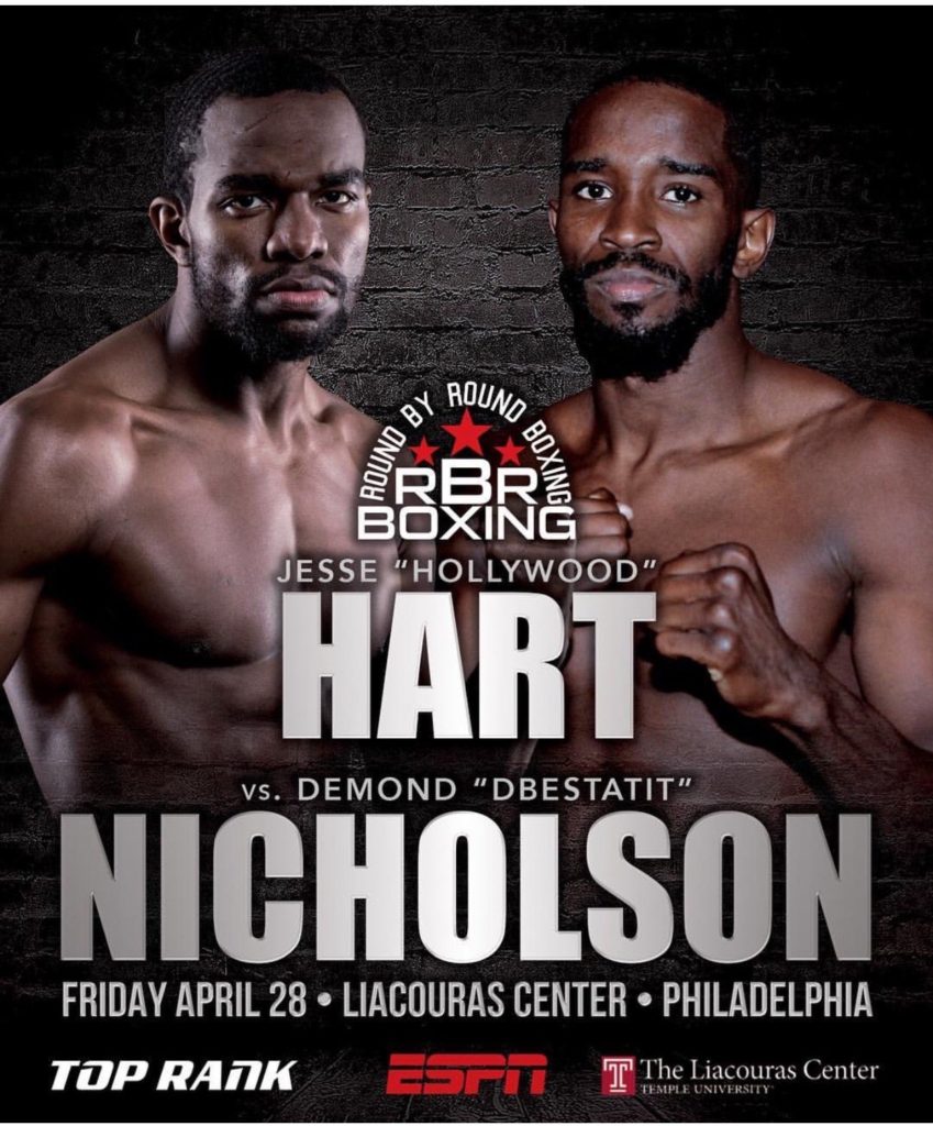 Demond "D'Bestatit" Nicholson vs. Jesse Hart at the Liacouras Center ...