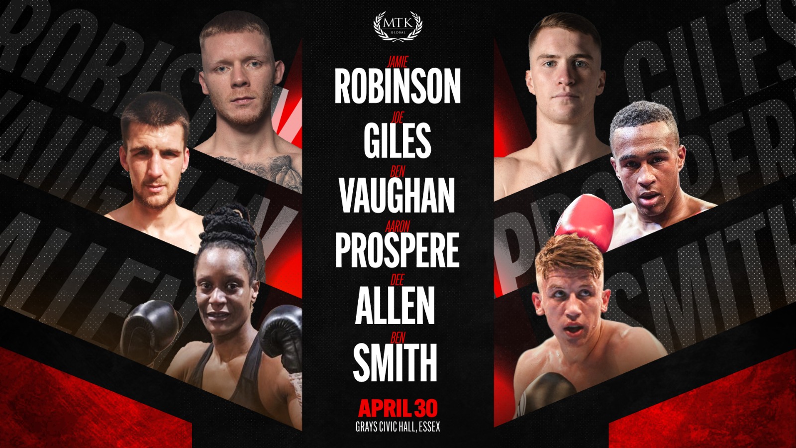 MTK Global return to Grays with event on April 30 - REAL COMBAT MEDIA