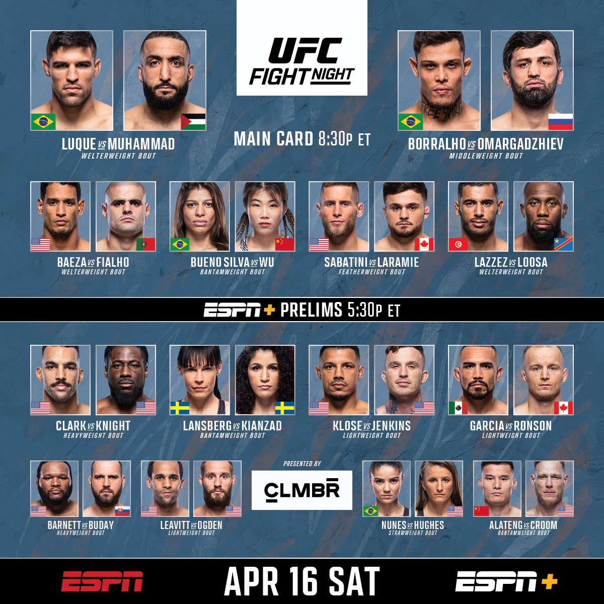 UFC on ESPN 34 Weigh-in Video - REAL COMBAT MEDIA