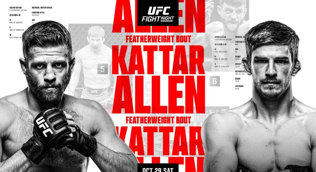 UFC Fight Night: Kattar vs Allen Results & Video Highlights - REAL ...