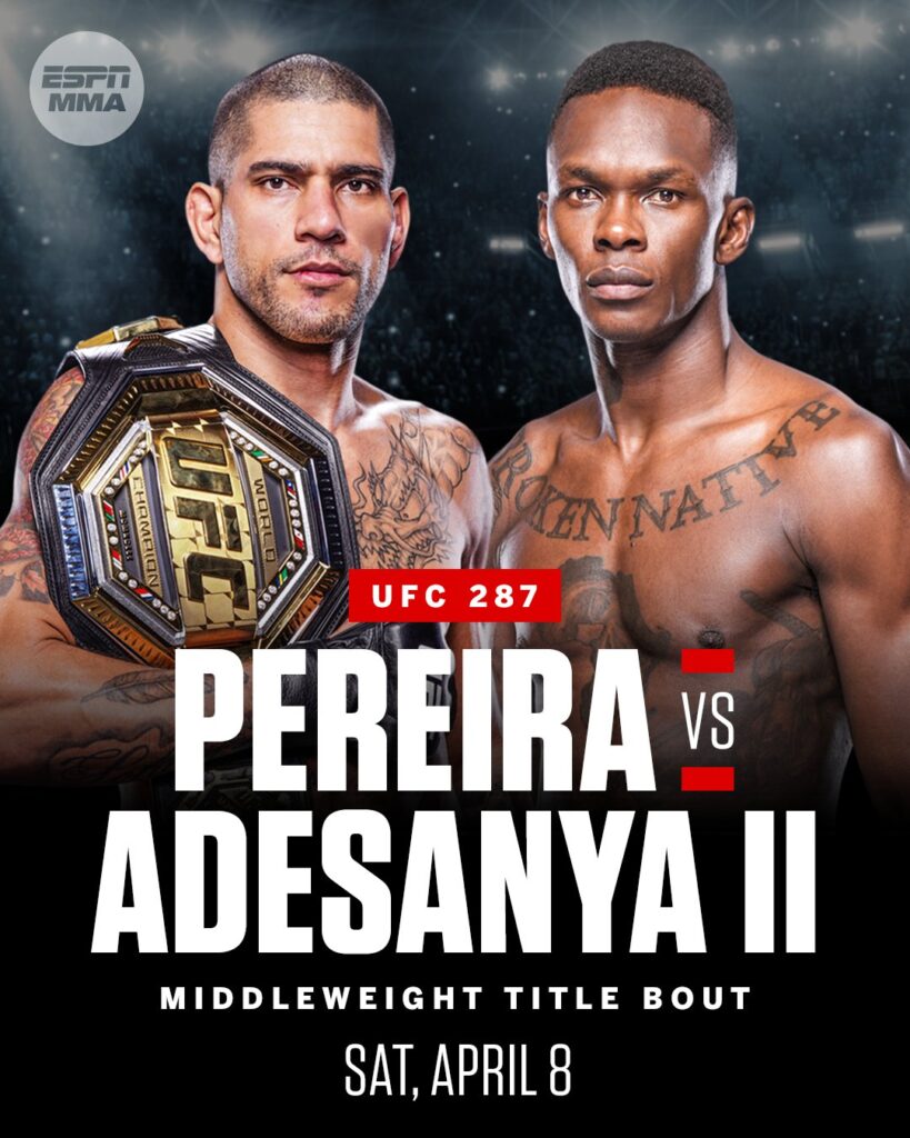 Israel Adesanya Will Face Alex Pereira For a 4th Time & 2nd time in the ...
