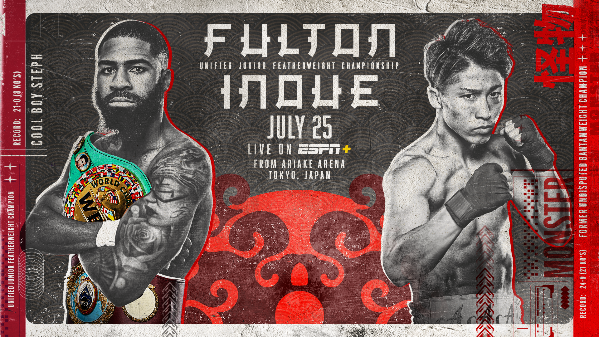Stephen Fulton vs. Naoya Inoue Junior Featherweight Super Fight in ...