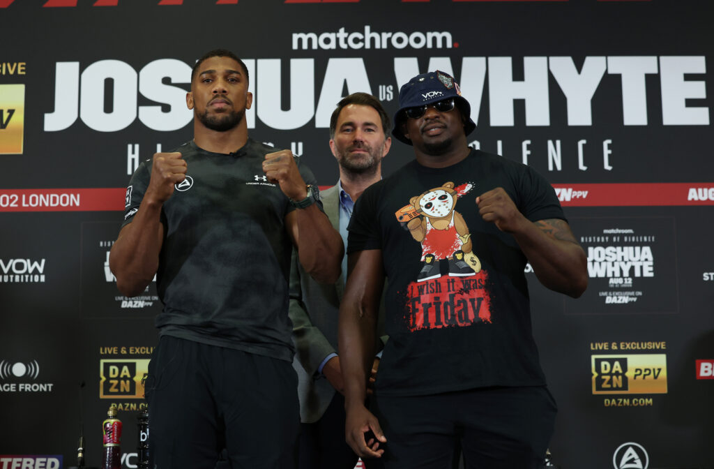 JOSHUA VS. WHYTE 2 PRESS CONFERENCE VIDEO - REAL COMBAT MEDIA UK