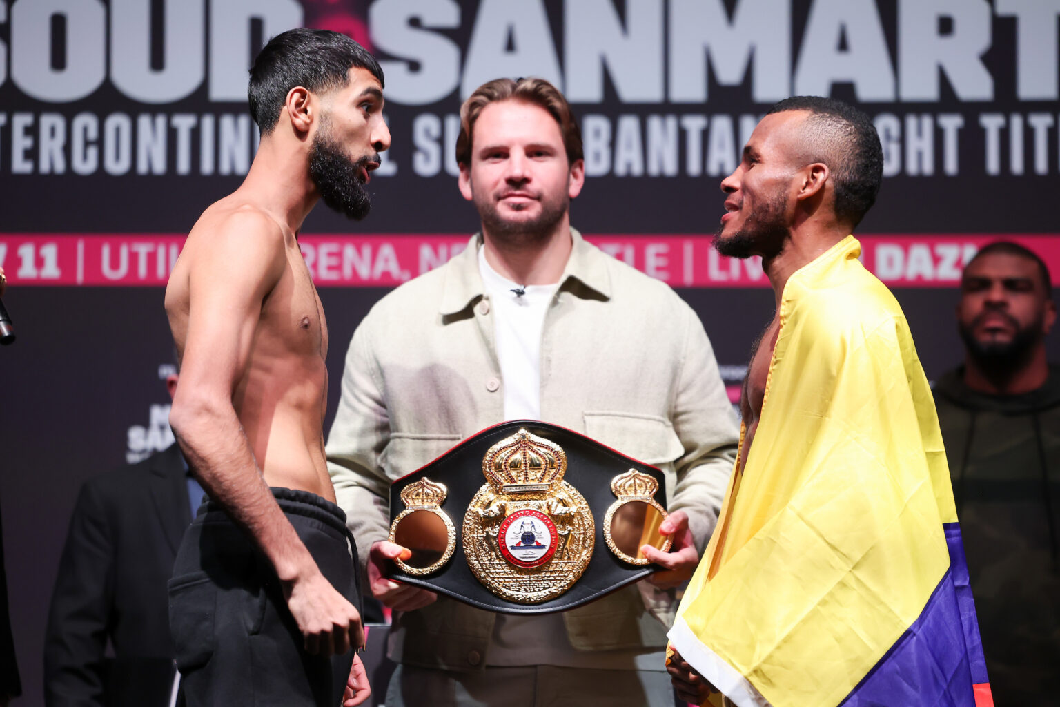 SHABAZ MASOUD VS. JOSE SANMARTIN WEIGHTS AND RUNNING ORDER FROM THE UK ...