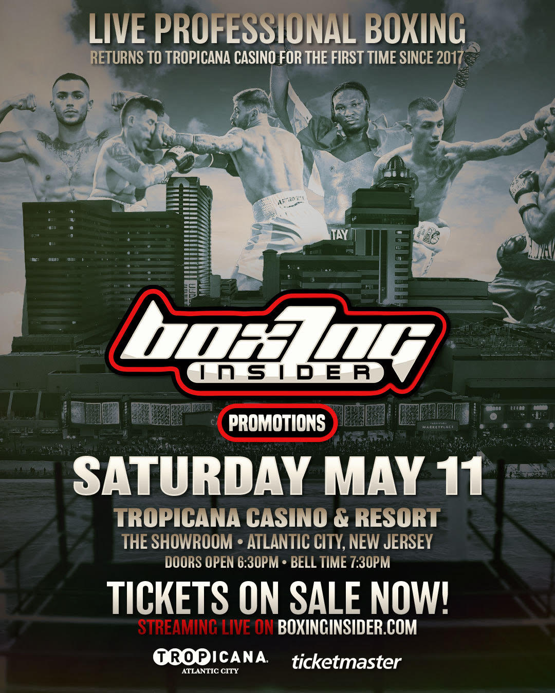 Boxing Insider Promotions Goes to Atlantic City, NJ on May 11th - REAL ...