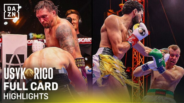 OLEKSANDR USYK VS. RICO VERHOEVEN VIDEO HIGHLIGHTS & SOCIAL MEDIA ...